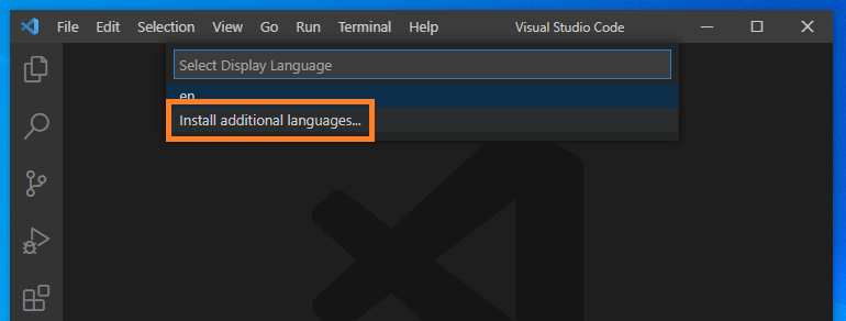Visual Studio Code | メニューを日本語化する手順 | 1 NOTES