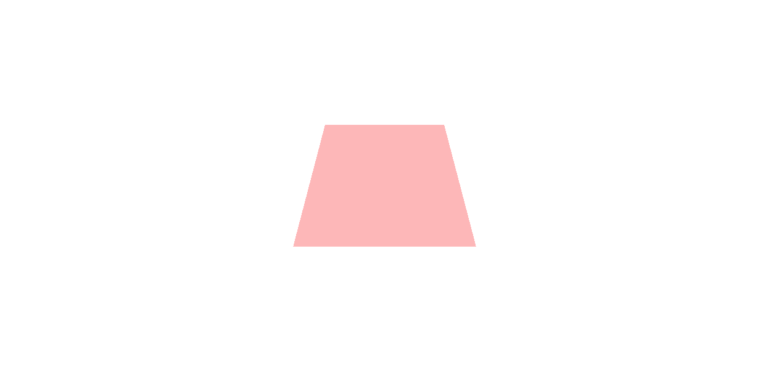 CSS | 台形（Trapezoid）の作り方 | 1 NOTES