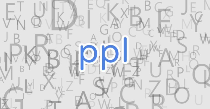 pplとは、Peopleの略語、英語での例文など | 1 NOTES