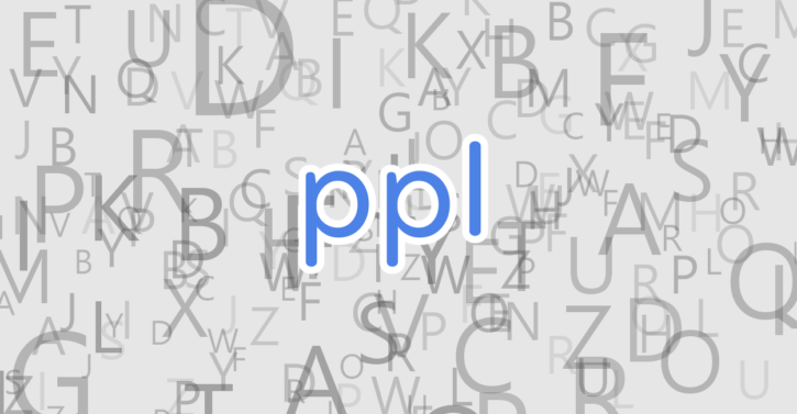 pplとは、Peopleの略語、英語での例文など | 1 NOTES