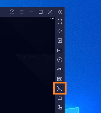 Bluestacks | スクリーンショットを撮る方法 | 1 NOTES