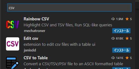 Visual Studio Code | 人気のCSVエディター「Edit csv」の使い方 | 1 NOTES
