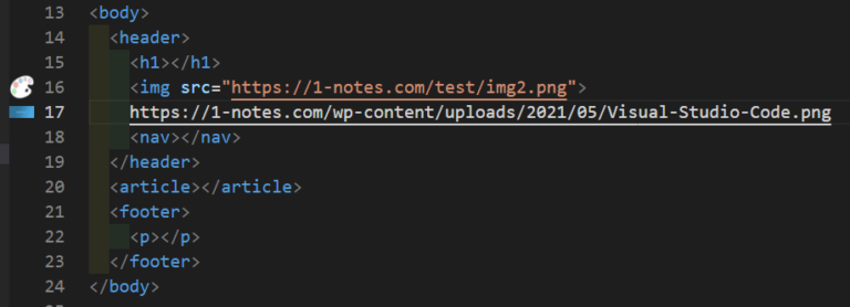 Visual Studio Code | コード内の画像ファイルをプレビュー表示する拡張機能「Image preview」 | 1 NOTES